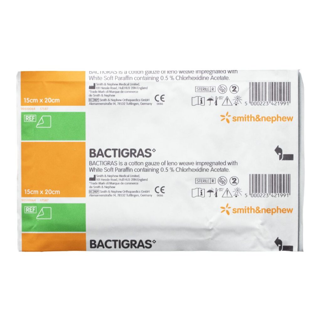 Smith & Nephew Bactigras Jałowy opatrunek z chlorheksydyną ...